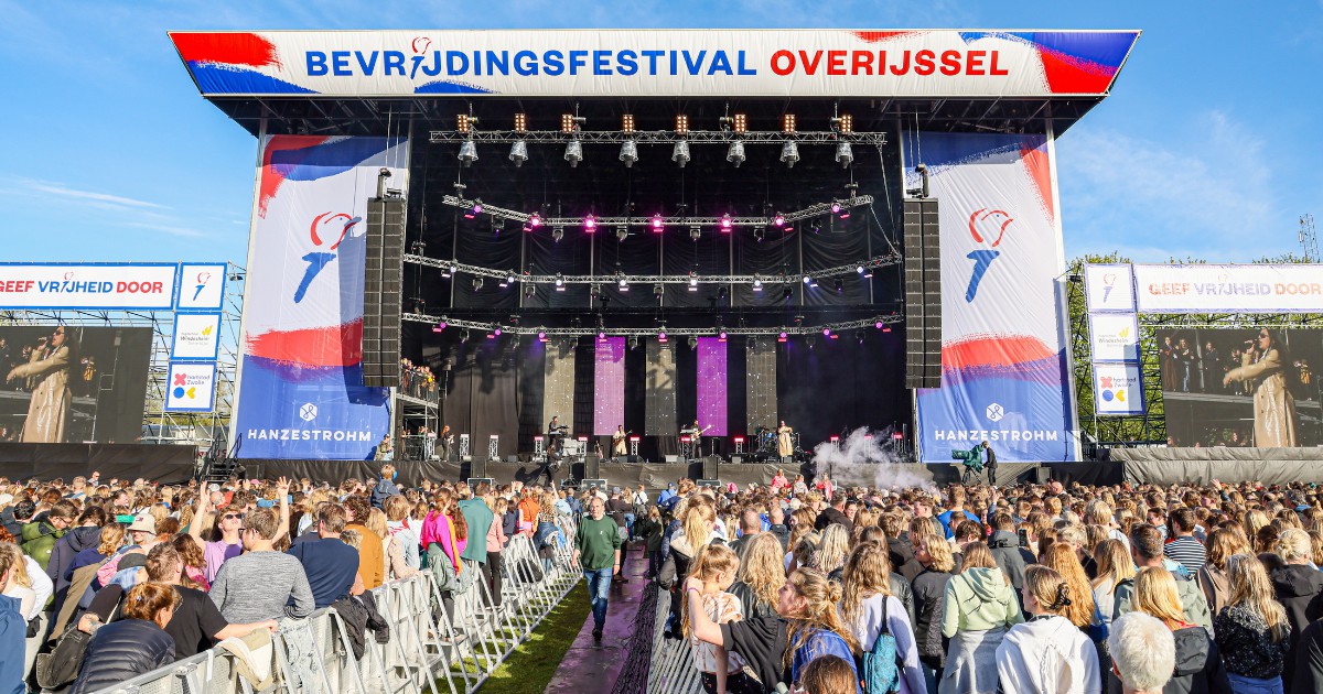 Bevrijdingsfestival Zwolle trekt ook veel bezoekers uit Dalfsen