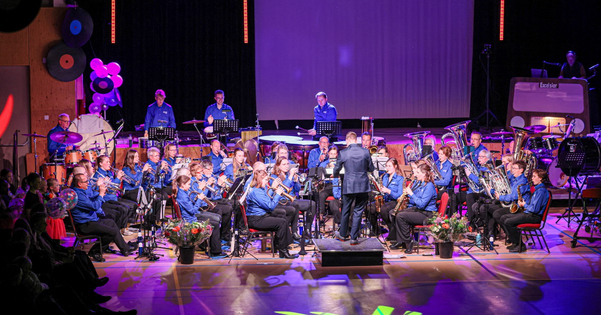 Muziekvereniging Excelsior viert 125-jarig bestaan met jubileumuitvoering