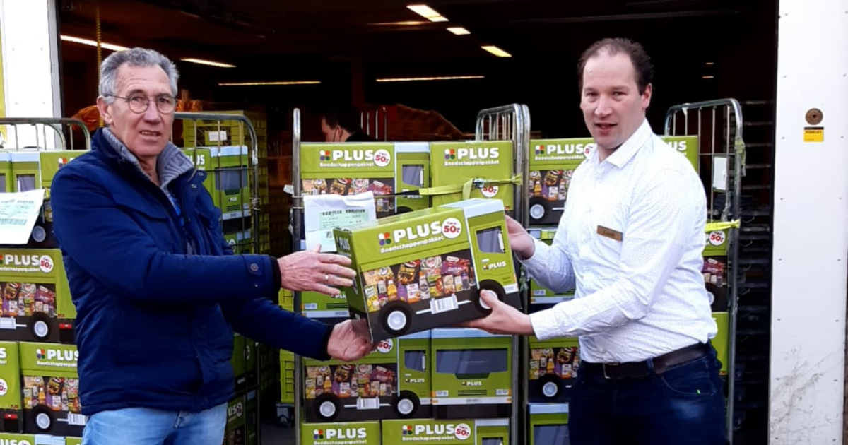 SDW Nieuwleusen spaart boodschappenpakketten bij elkaar