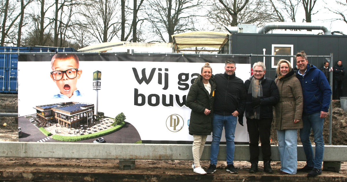 Eerste paal voor combinatie De Lichtmis en McDonald’s Zwolle